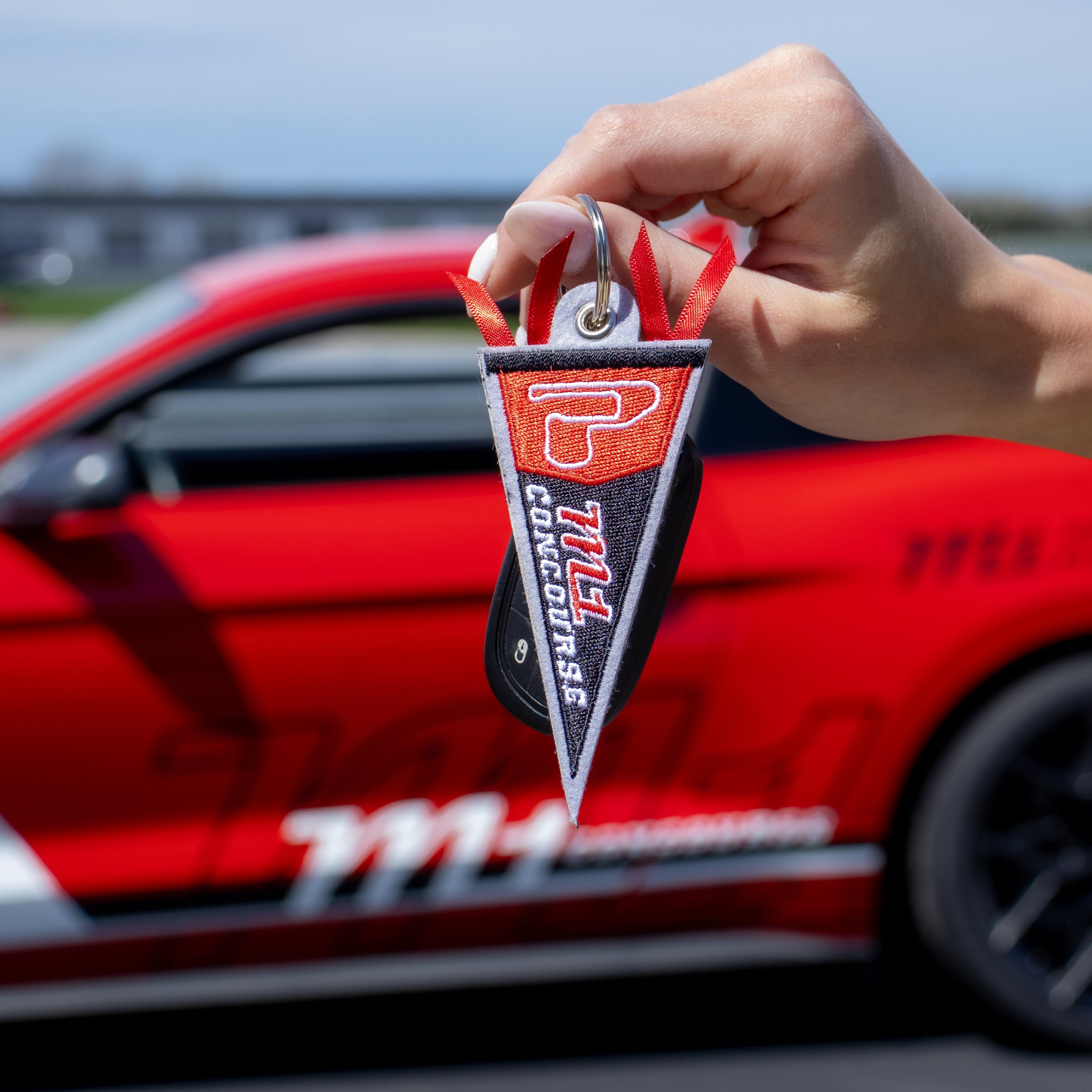 M1 Concourse Felt Pennant Style Key Chains – M1 Store